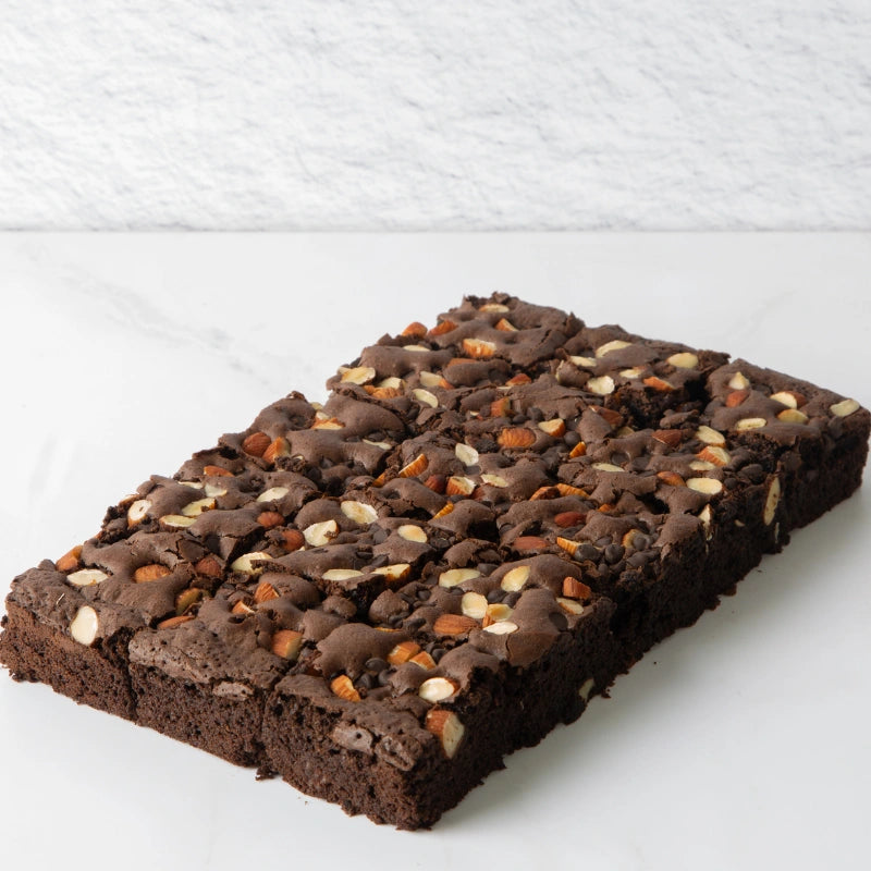 Almond Chocolate Chip Brownies – Labonel Fine Baking