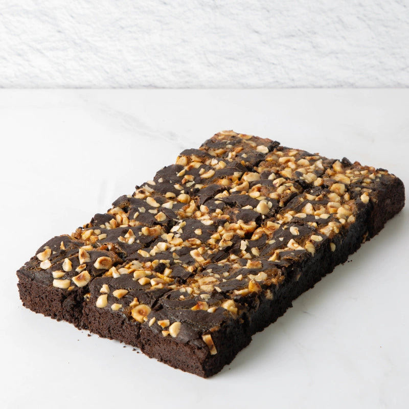 Caramel Fudge Brownies With Hazelnut – Labonel Fine Baking